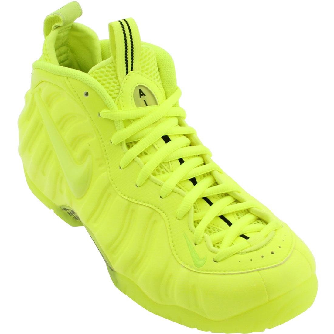 Nike Men's Air Foamposite Pro Volt/Volt/Black Basketball Shoe 9 Men US