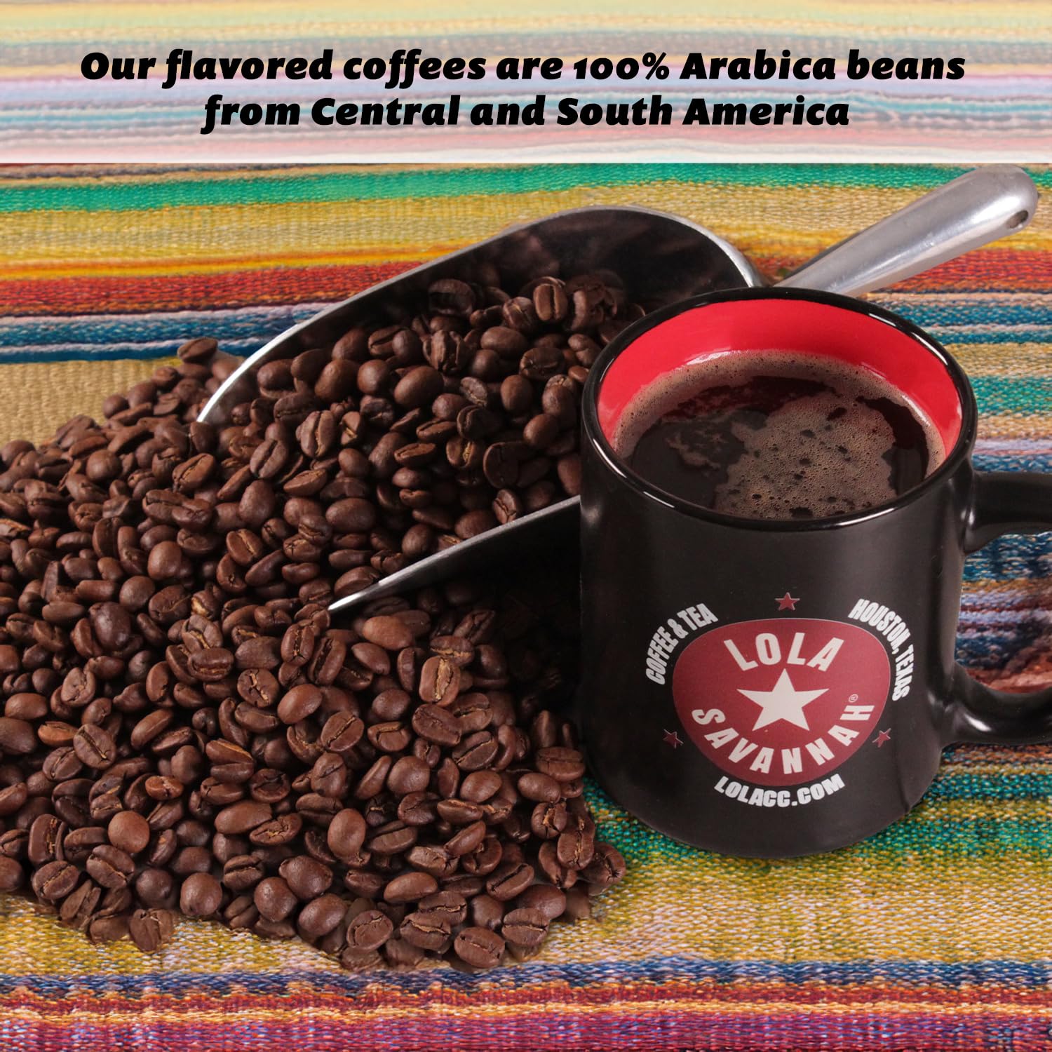 Lola Savannah Hawaiian Hazelnut Whole Bean Caffeinated Coffee, 2lb