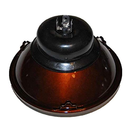 Octane Lighting 5-3/4" Motorcycle 6V Semi Sealed Headlight Headlamp Halogen H4 Light Bulb 6 Volt