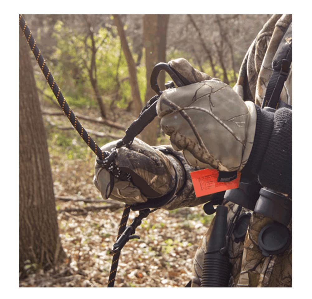 Muddy Outdoors Safe-Line 30' Durable Nylon Outdoor Hunting & Treestand Safe System for Tree Climbing - Single Pack