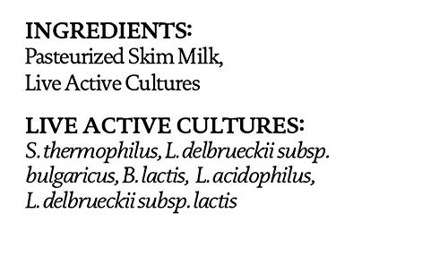 siggi's® Icelandic Strained Nonfat Yogurt, Plain, 24 oz. Multiserving Container – Thick, Protein-Rich Yogurt Snack