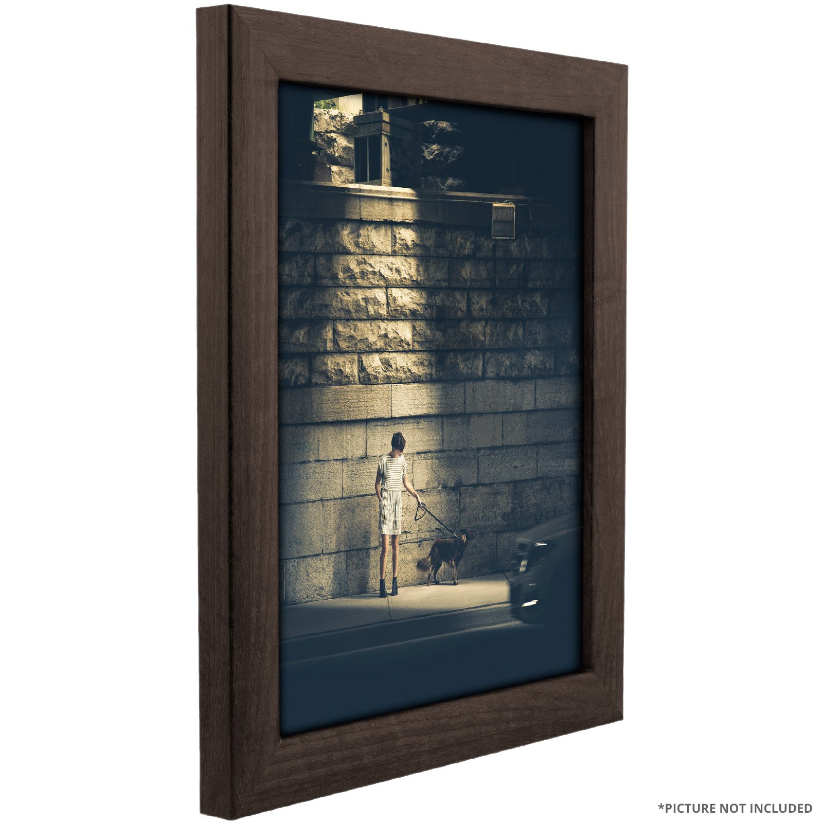Craig Frames 23247778 16 by 20-Inch Picture Frame, Smooth Wrap Finish, 1-Inch Wide, Brazilian Walnut Brown