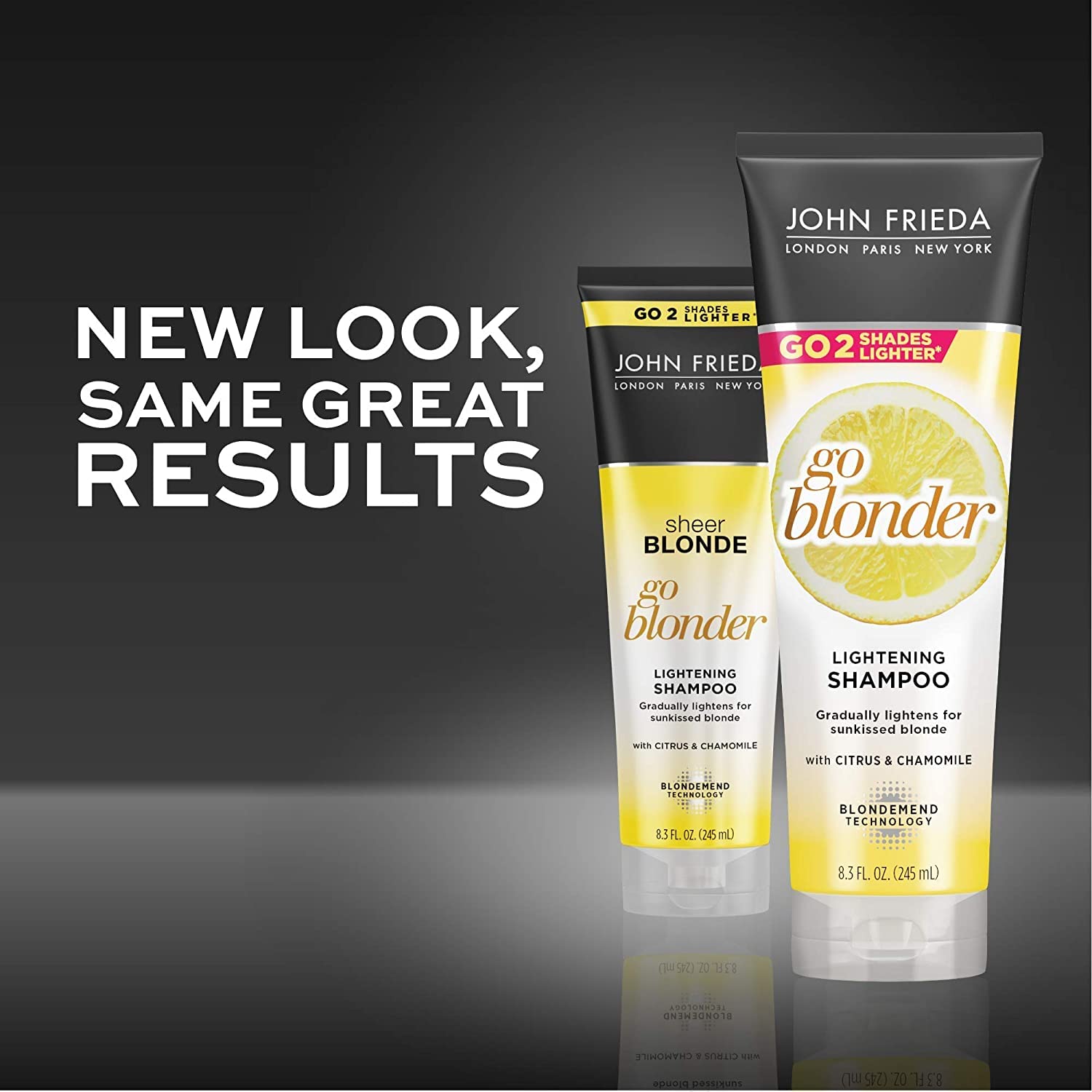 John Frieda Sheer Blonde Go Blonder Lightening Shampoo, 8.45 Fluid Ounce (Pack of 2)