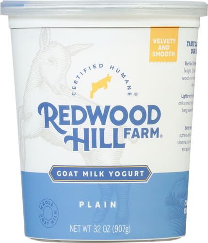 Redwood Hill Goat Milk Yogurt, Plain, 32 oz