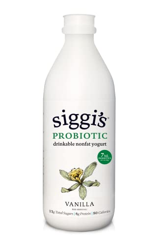 siggi's Swedish Style Non-Fat Drinkable Yogurt, Vanilla, 32 Ounce