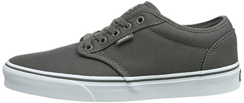 Vans Men's Atwood Sneaker, Canvas Pewter White, 14
