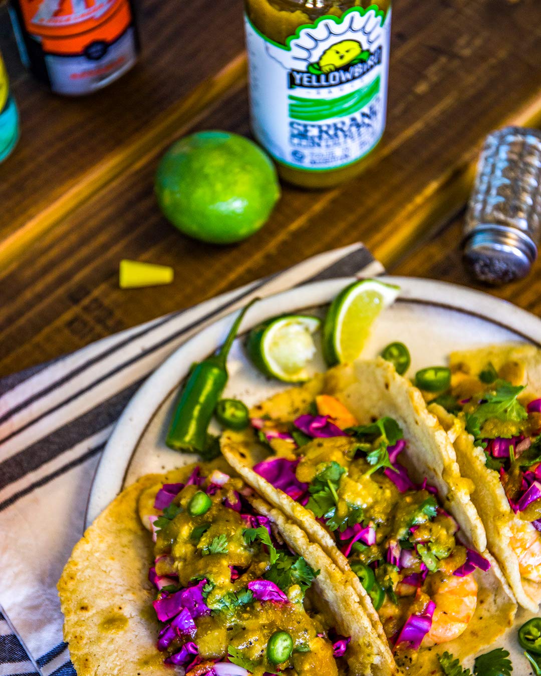 Serrano Hot Sauce by Yellowbird - Serrano Pepper Sauce with Serrano Peppers, Cucumbers, and Lime - Plant-Based, Gluten Free, Non-GMO Hot Pepper Sauce - Homegrown in Austin - 19.6 oz