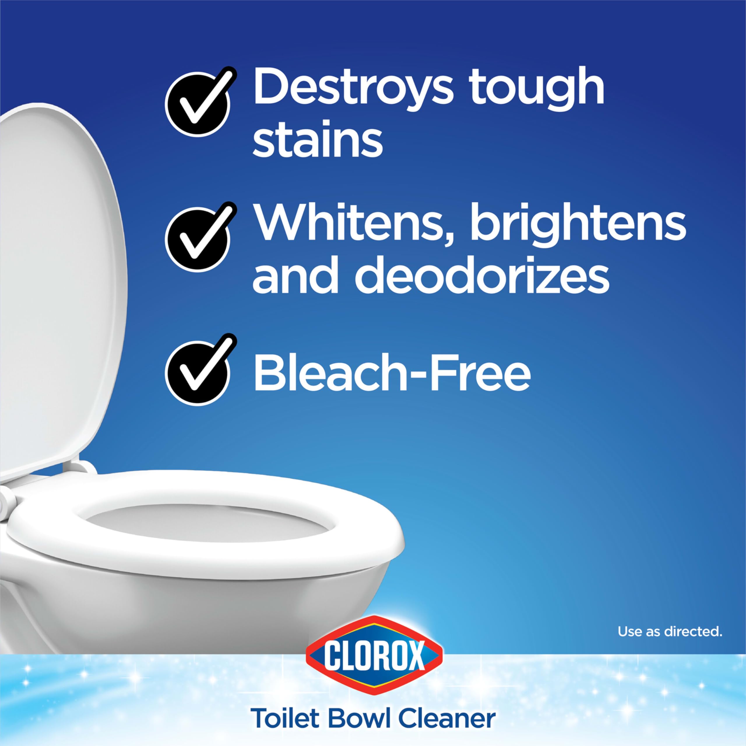 Clorox Toilet Bowl Cleaner Lime & Rust Destroyer 24 Ounces (Package May Vary)