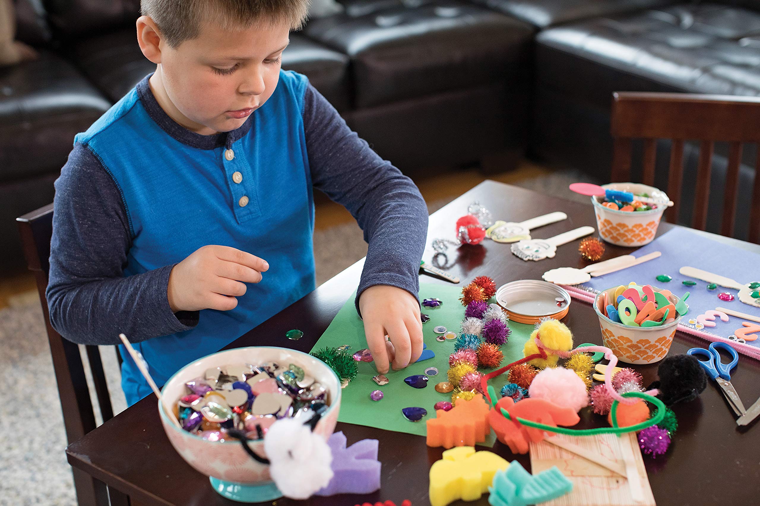 Creativity Street - AC3438-02 Peel and Stick Wiggle Eyes, Assorted Sizes, Black on White, Set of 137