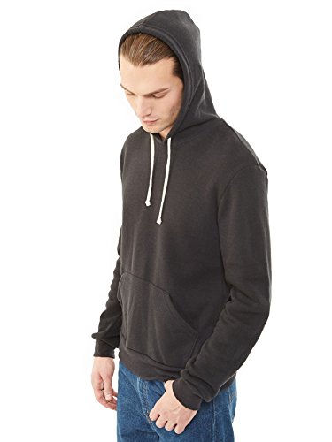 Alternative Men's Challenger Pullover Hoodie, Eco True Black, Large