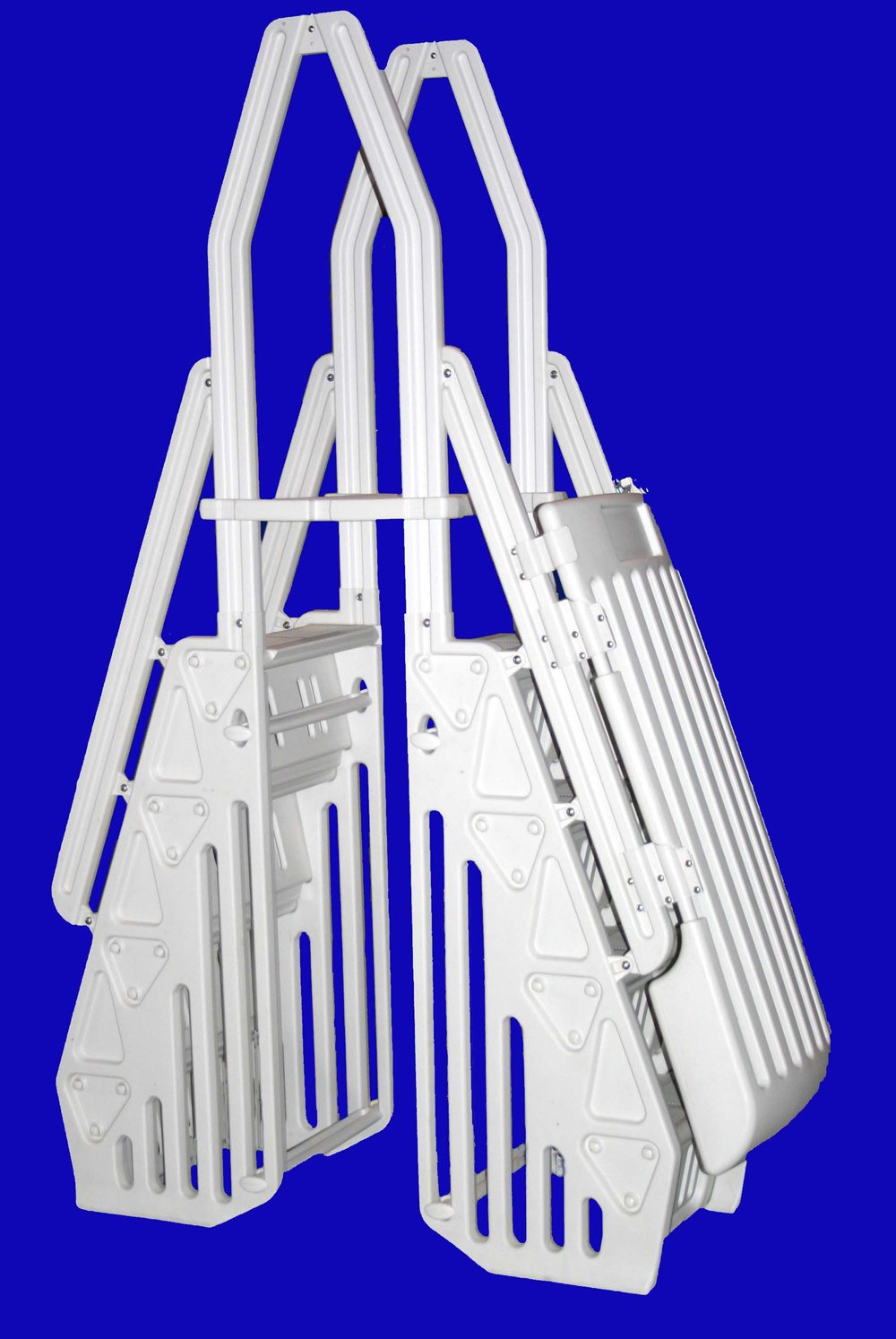 Blue Wave NE115 Neptune A-Frame Entry System for Above Ground Pools, White