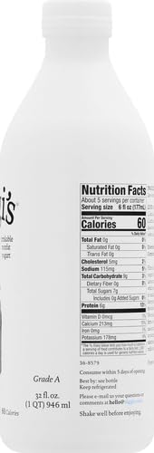 siggi’s® Drinkable Nonfat Yogurt Filmjölk, Plain, 32 oz. – Only 2 Ingredients, 0% Milkfat