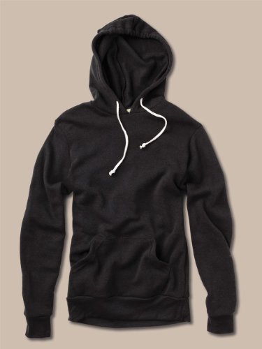Alternative Men's Challenger Pullover Hoodie, Eco True Black, Large