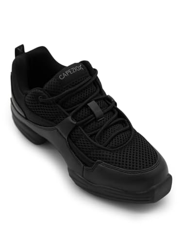 Capezio unisex child Fierce Dansneaker dance shoes, Black, 2.5 Little Kid US