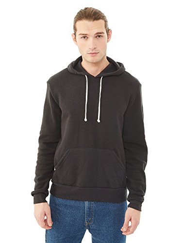 Alternative Men's Challenger Pullover Hoodie, Eco True Black, Large