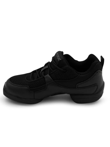 Capezio unisex child Fierce Dansneaker dance shoes, Black, 2.5 Little Kid US