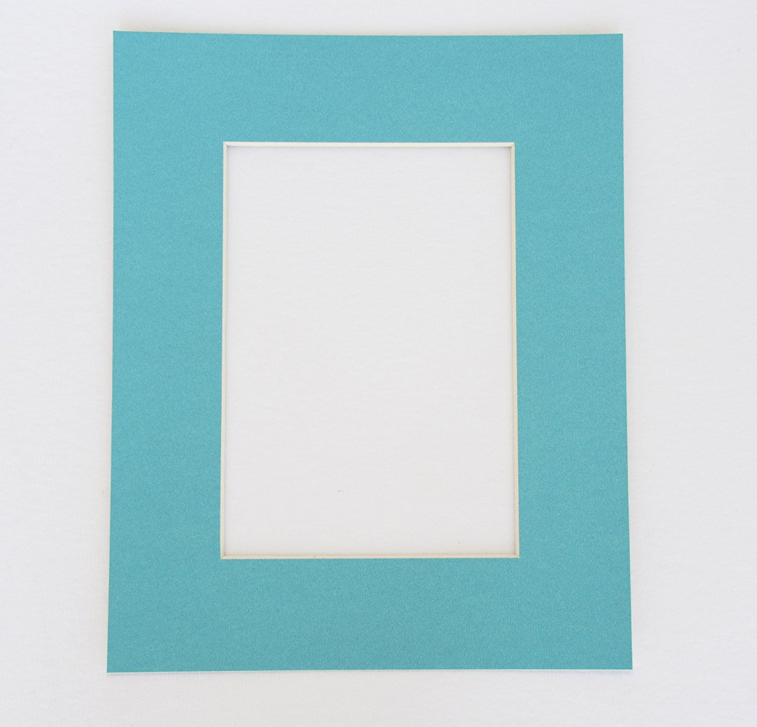 topseller100, Pack of 10 Light Blue 11x14 Picture Mats Matting with White Core Bevel Cut for 8x10 Pictures