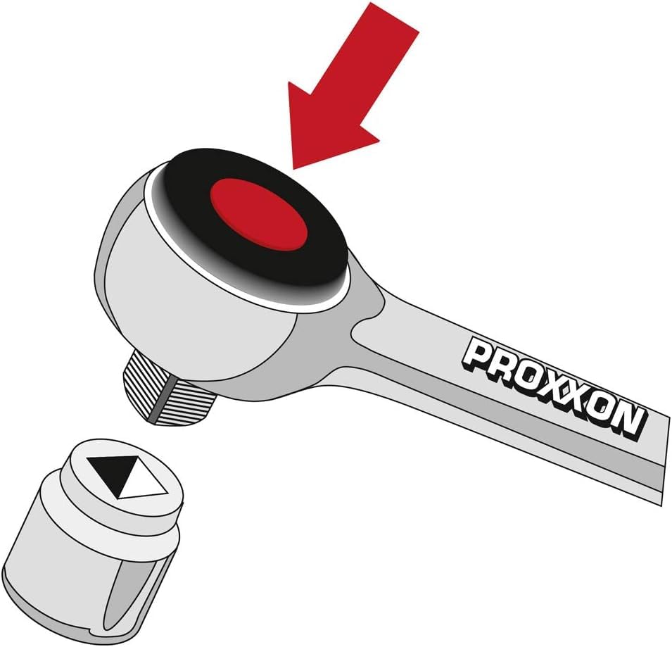 Proxxon (23080) 36 Piece Socket Set with 1/4 inch Square Drive