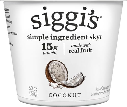 siggi's® 2% Icelandic Strained Lowfat Yogurt, Coconut, 5.3 oz., Single Serve Cup
