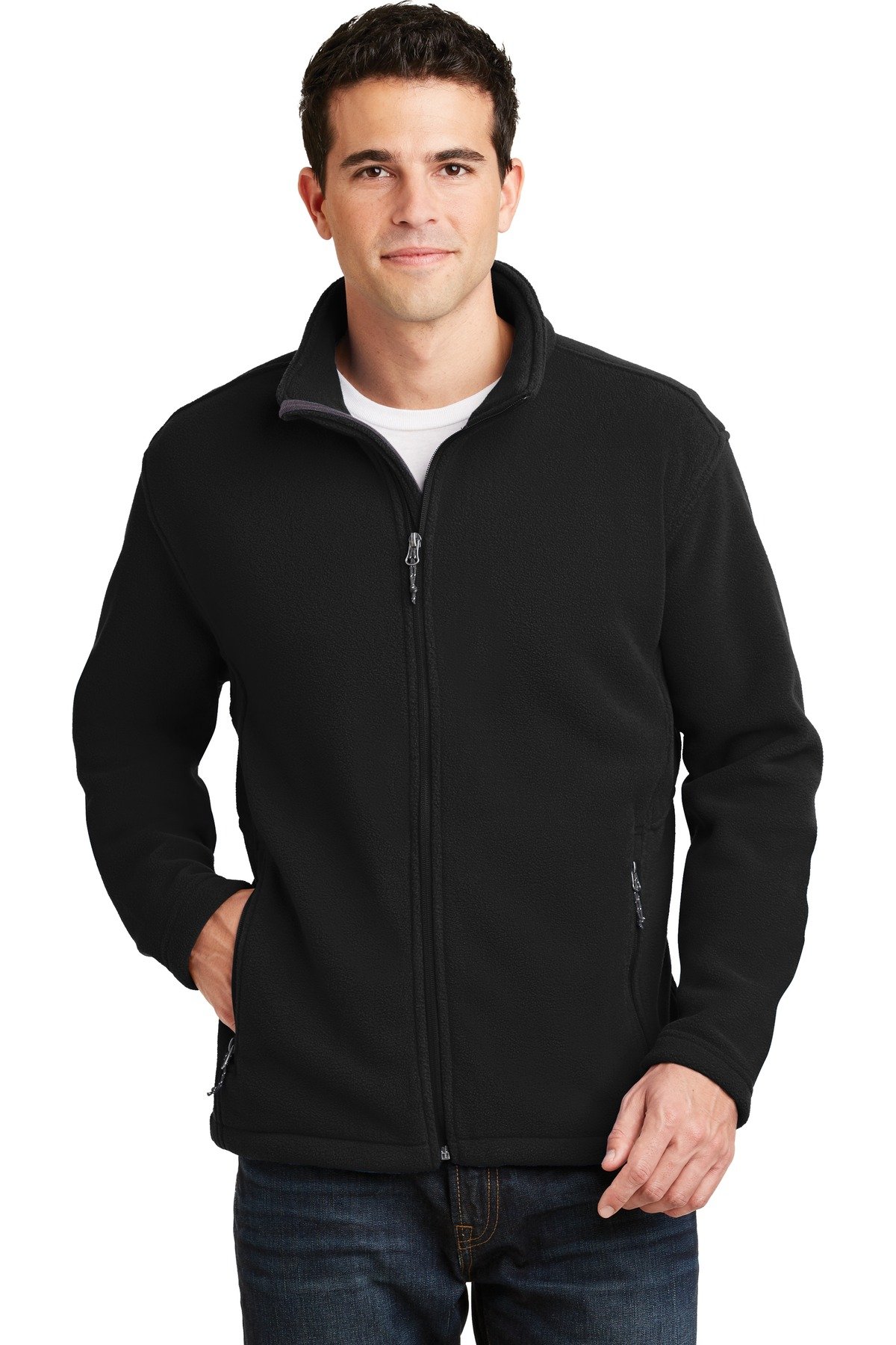 Port Authority Men's Value Fleece Jacket L Black