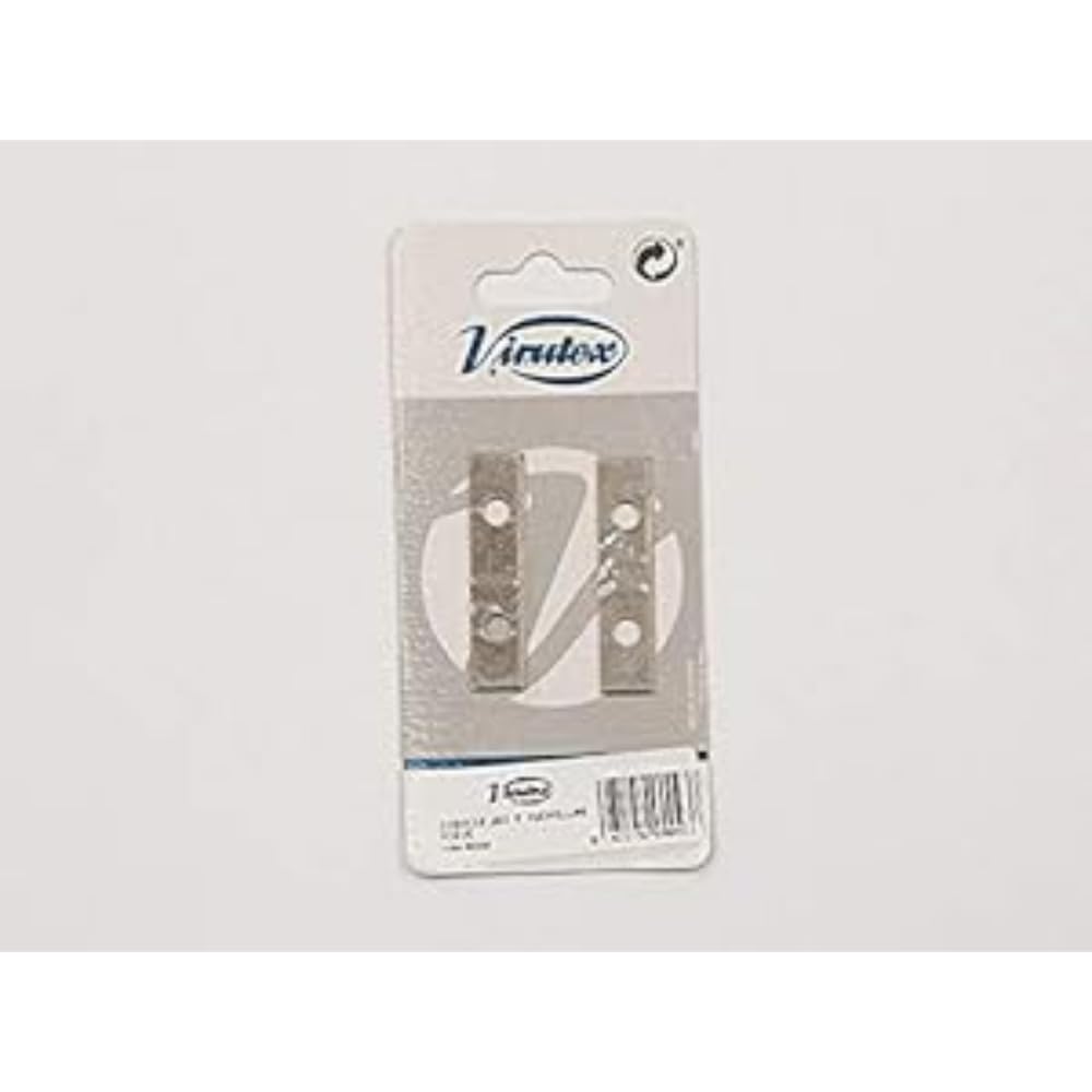 Virutex Replacement Blades Set Compatible with RC21E Edgeband End Trimmer, High Quality and Professional Finish, Stainless Steel Material 0.39 x 0.39 x 0.39 In.