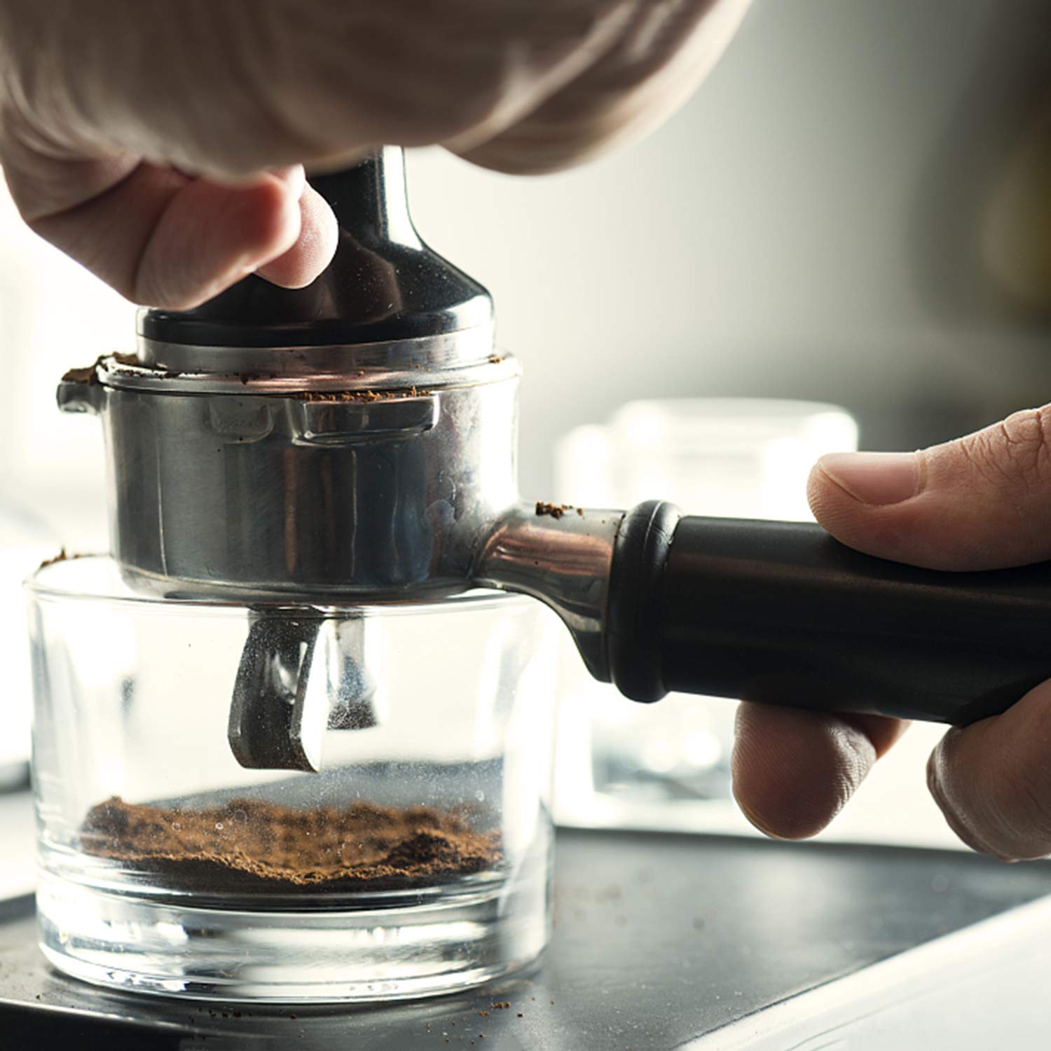 BlueSnail Stainless Steel Coffee Tamper Barista Espresso Tamper 51mm Base Coffee Bean Press