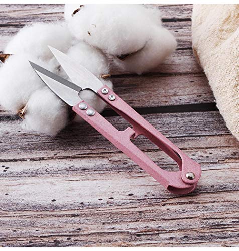 Ruwado 3 Pcs Thread Clippers Sewing Scissors 4.2 Inch Cutter Mini Snip Trimming Nipper Handheld Snippers Embroidery Clippers Sewing Scissors for Stitch Art Craft Project Tailor DIY Supplies