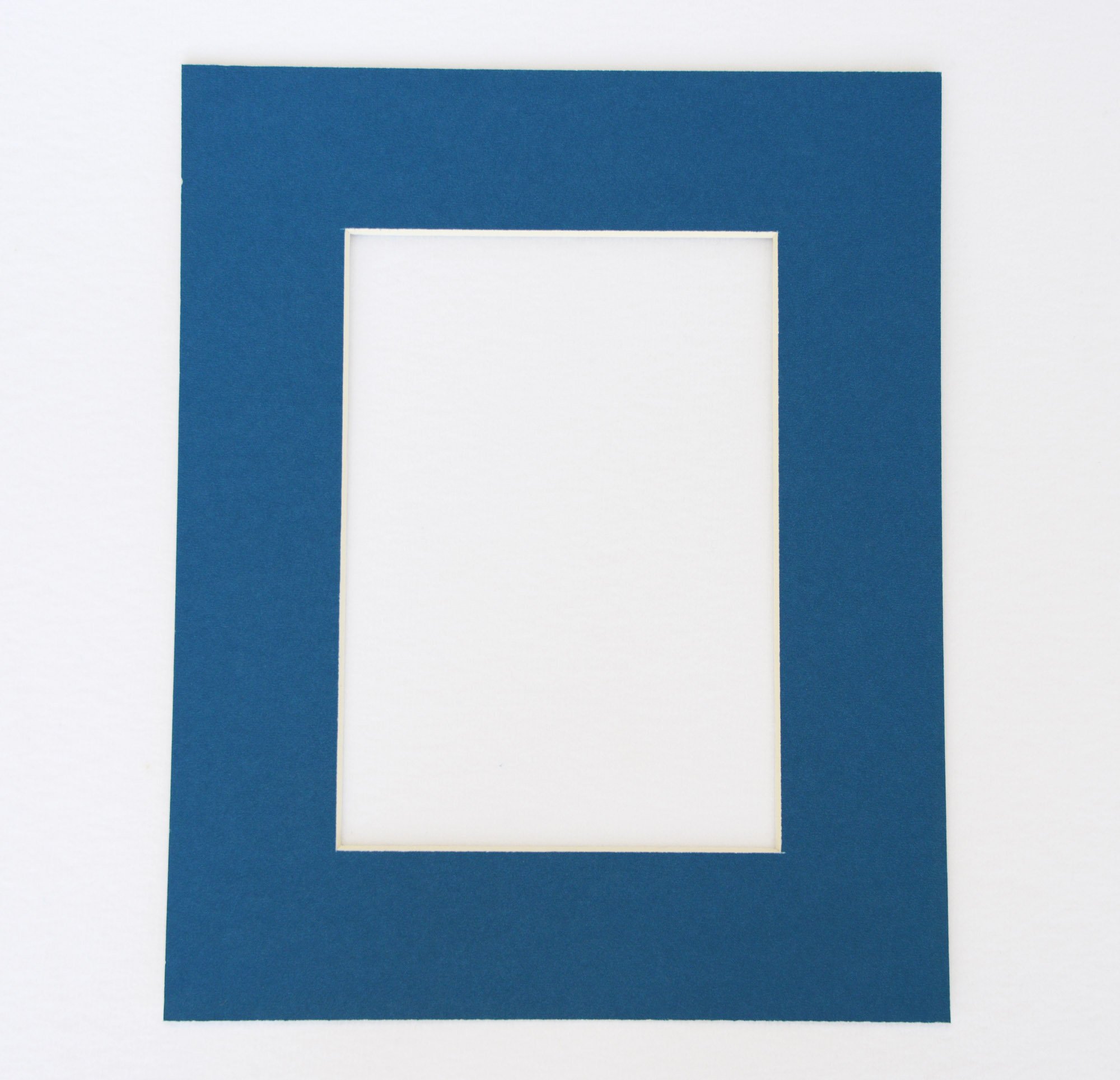 topseller100, Pack of 10 BLUE 8x10 Picture Mats Matting with White Core Bevel Cut for 5x7 Pictures