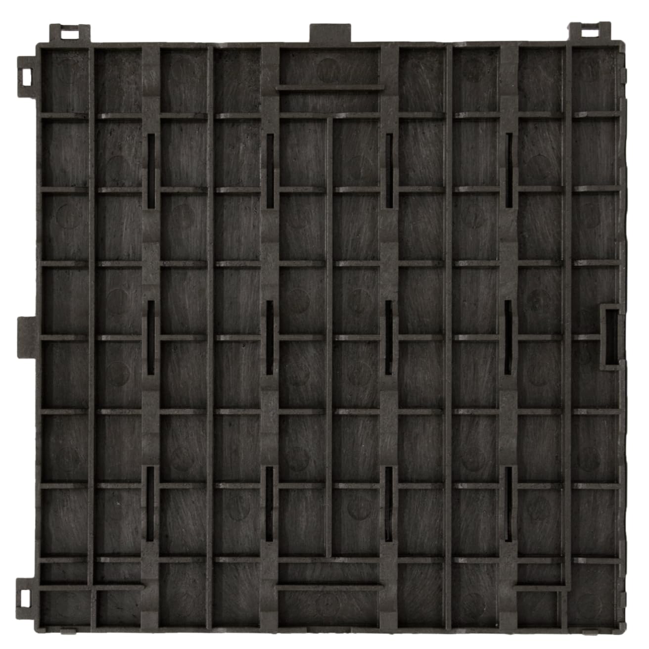 Multy Industries Multy Home MT5100057 Deck and Balcony Tile, 12 by 12-Inch, Slate, Set of 6