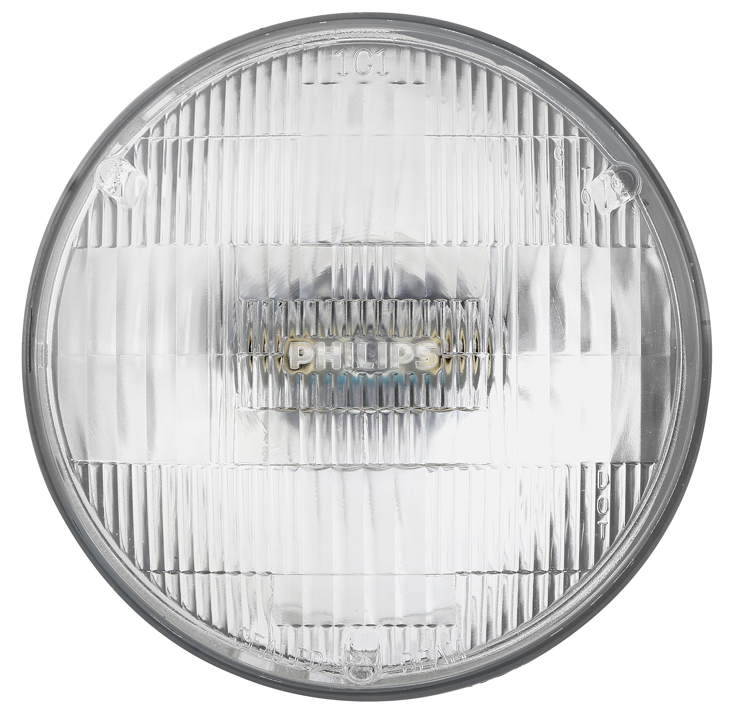 Philips H5001C1 Standard Halogen Sealed Beam headlamp, 1 Pack
