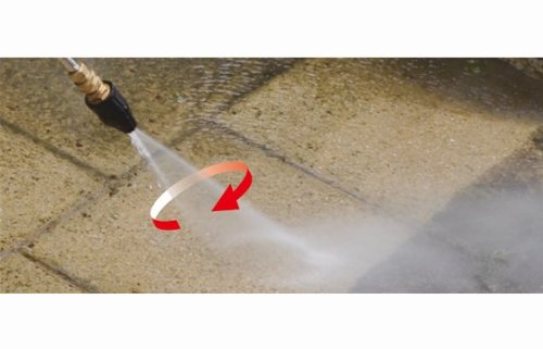 Erie Tools Alloy Steel Pressure Washer Rotating Turbo Nozzle 4,000 PSI, 3.0 Orifice, 3.0 GPM with 1/4" Quick Connect Plug