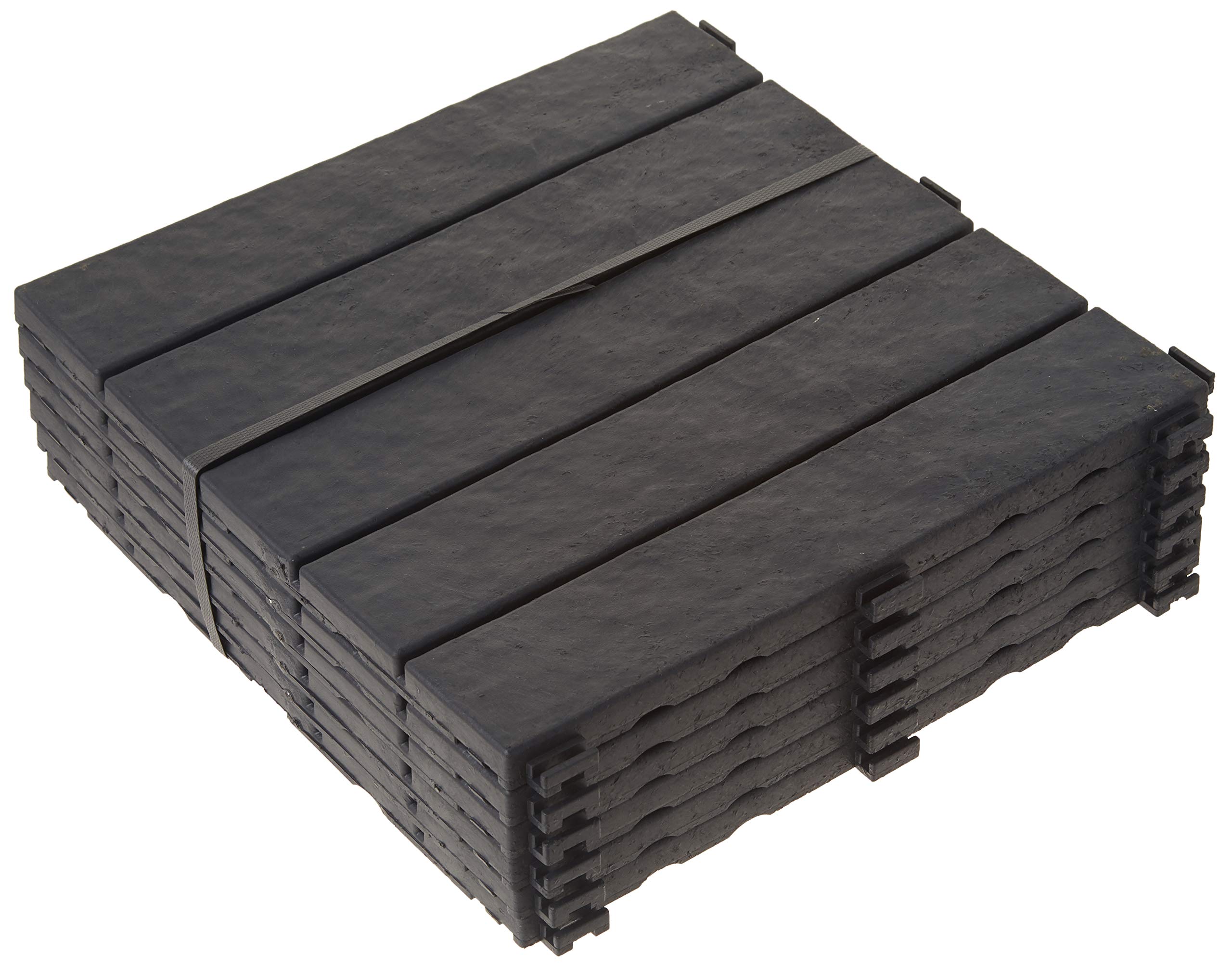 Multy Industries Multy Home MT5100057 Deck and Balcony Tile, 12 by 12-Inch, Slate, Set of 6