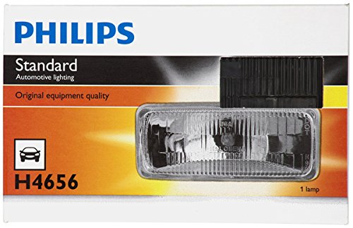 Philips H4656C1 Standard Halogen Sealed Beam headlamp, 1 Pack