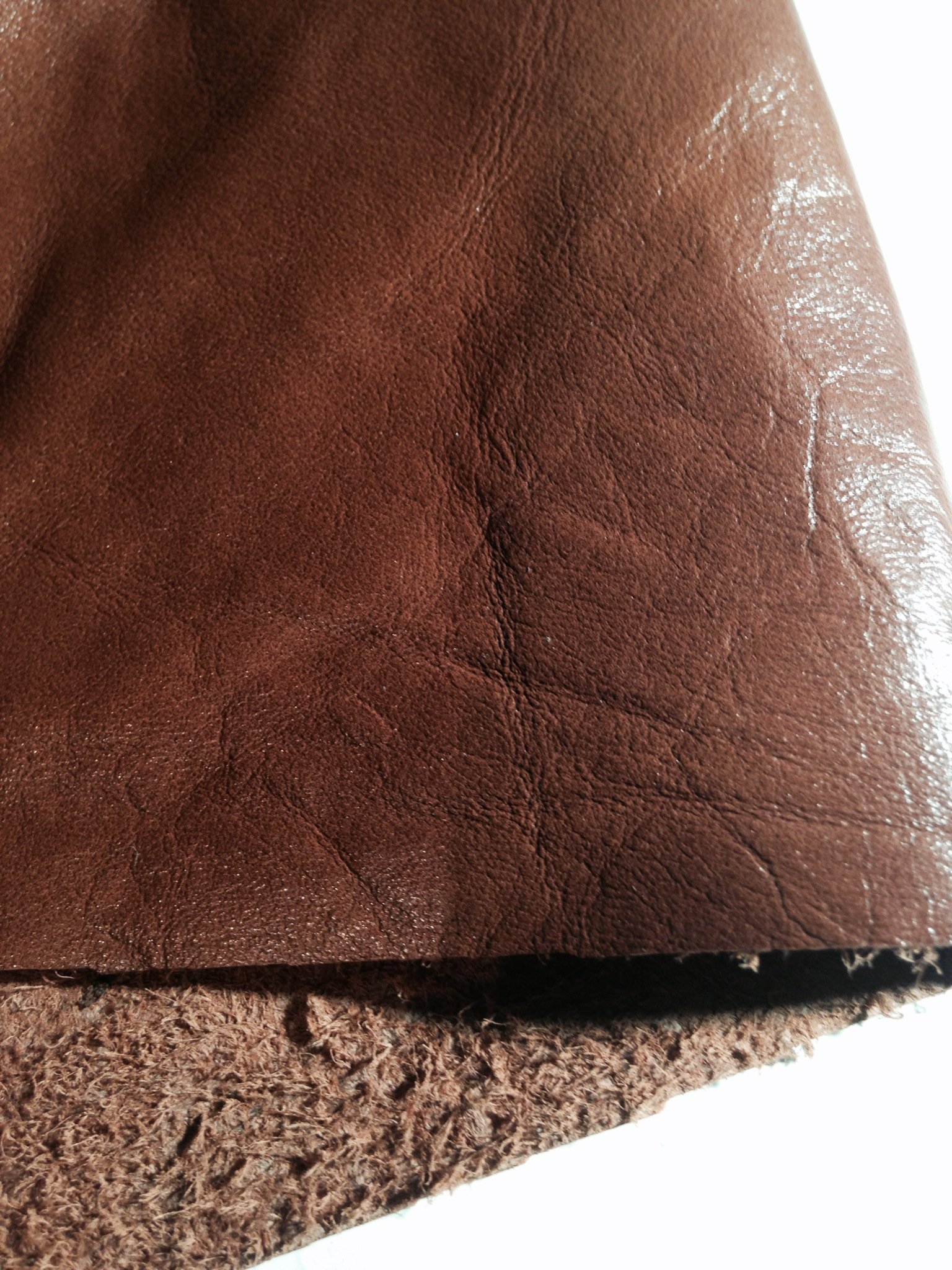 REED Leather HIDES - Whole Sheep Skin 7 to 10 SF for Arts and Crafts (Antique Brown)