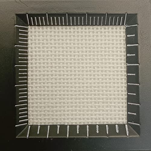 25 Count Evenweave Fabric Needlework Canvas Cross Stitch Cloth, White, W59″ x L20″