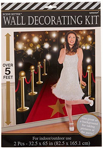 Hollywood Scene Setters Wall Decoration - 65" x 32.5", 2 Pcs