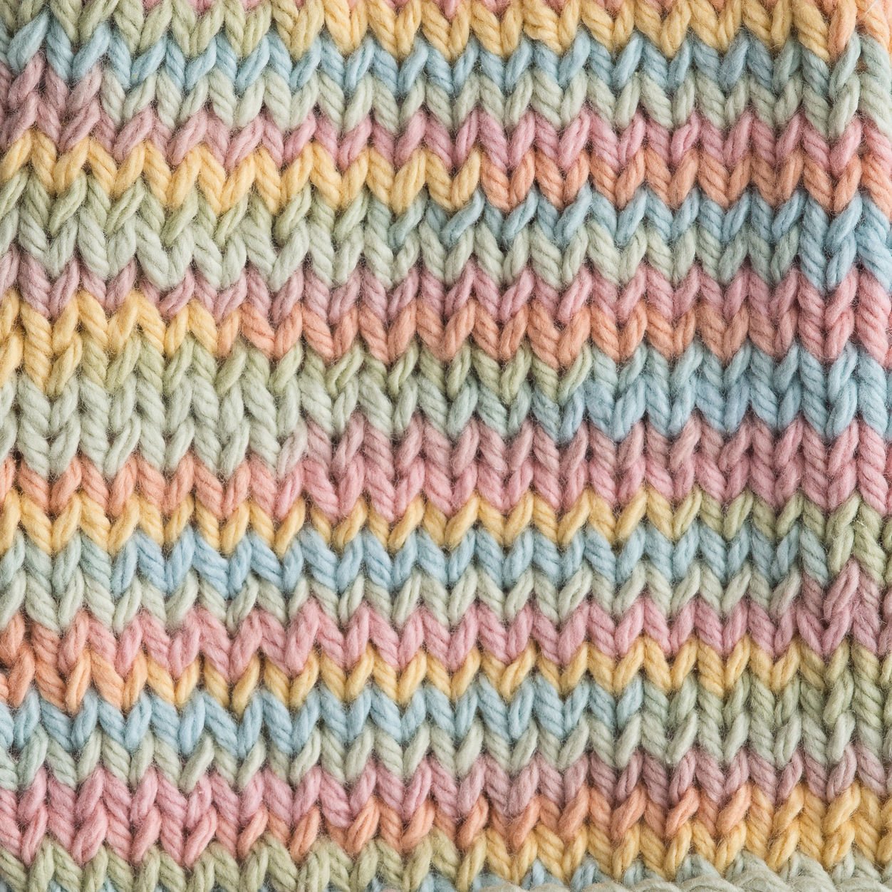 Lily Sugar 'N Cream The Original Ombre Yarn, 2oz, Gauge 4 Medium, 100% Cotton, Butter Cream - Machine Wash & Dry