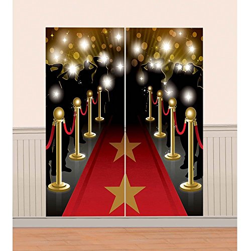 Hollywood Scene Setters Wall Decoration - 65" x 32.5", 2 Pcs