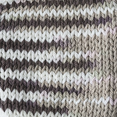 Lily Sugar 'N Cream The Original Ombre Yarn, 2oz, Gauge 4 Medium, 100% Cotton, Brown - Machine Wash & Dry (10200202014)