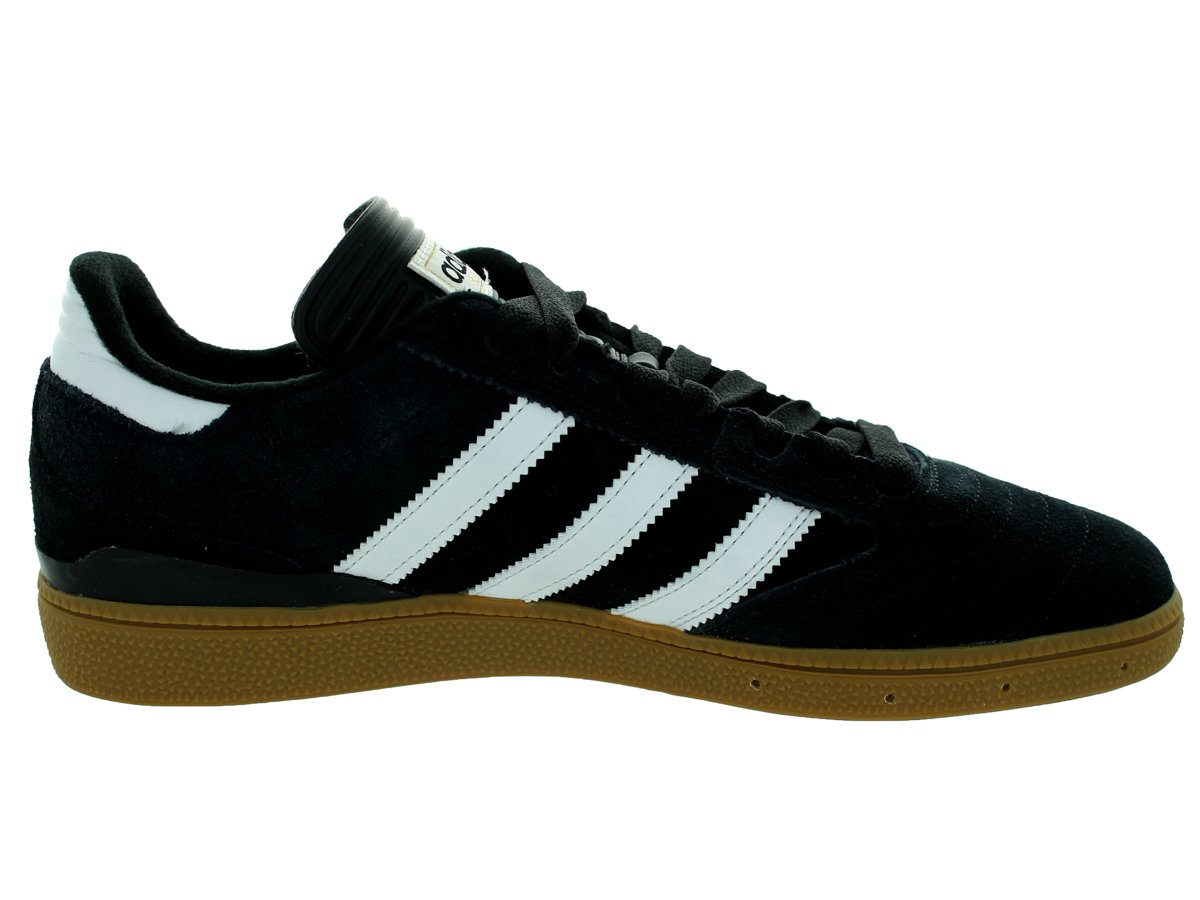 adidas Originals Men's Busenitz Sneakers, Black/White/Metallic Gold, 11 Wide