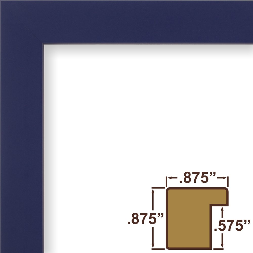 Craig Frames Confetti, Modern Blue Picture Frame, 11 x 14 Inch