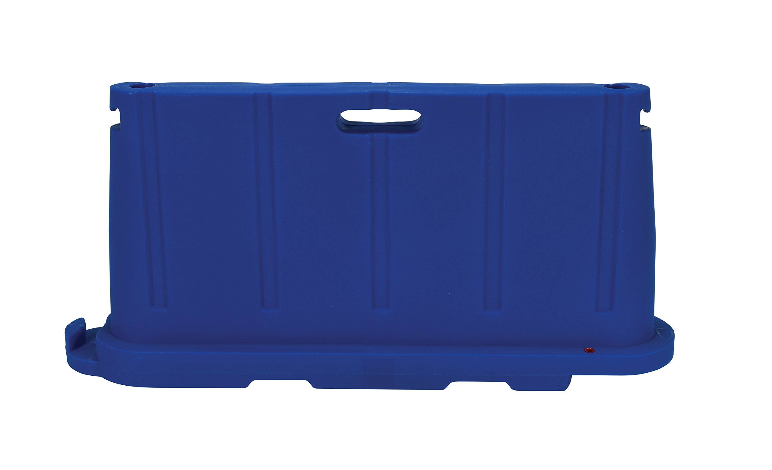 Vestil BCD-7636-BL Polyethylene Stackable Barricade 76-1/2 in. x 16 in. x 36 in. Blue