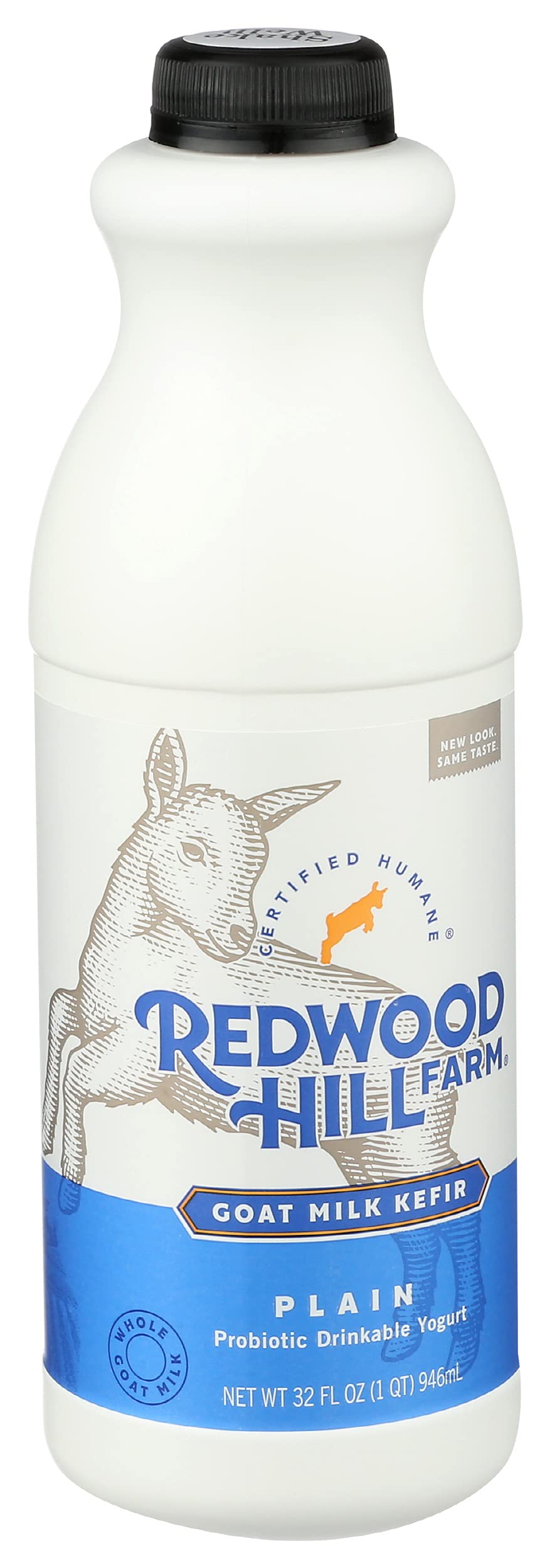 Redwood Hill Farm Cultured Goat Milk Kefir, Plain, 32 oz