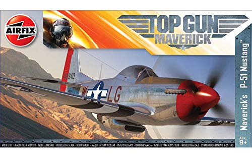 Airfix Top Gun Maverick P-51D Mustang 1:72 Aviation Plastic Model Kit A00505