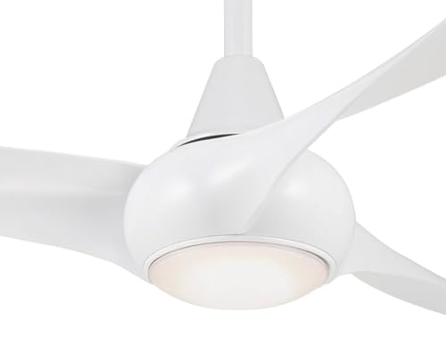 Minka-Aire F844-WH, Light Wave, 52" Ceiling Fan, White
