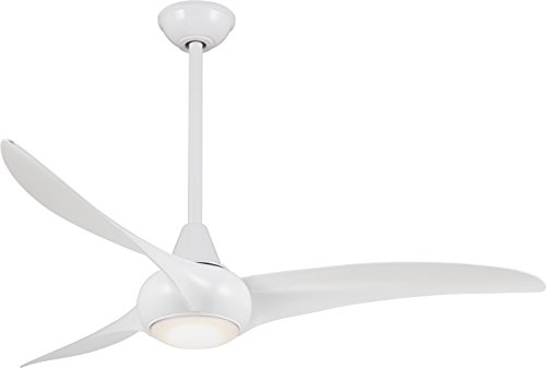 Minka-Aire F844-WH, Light Wave, 52" Ceiling Fan, White