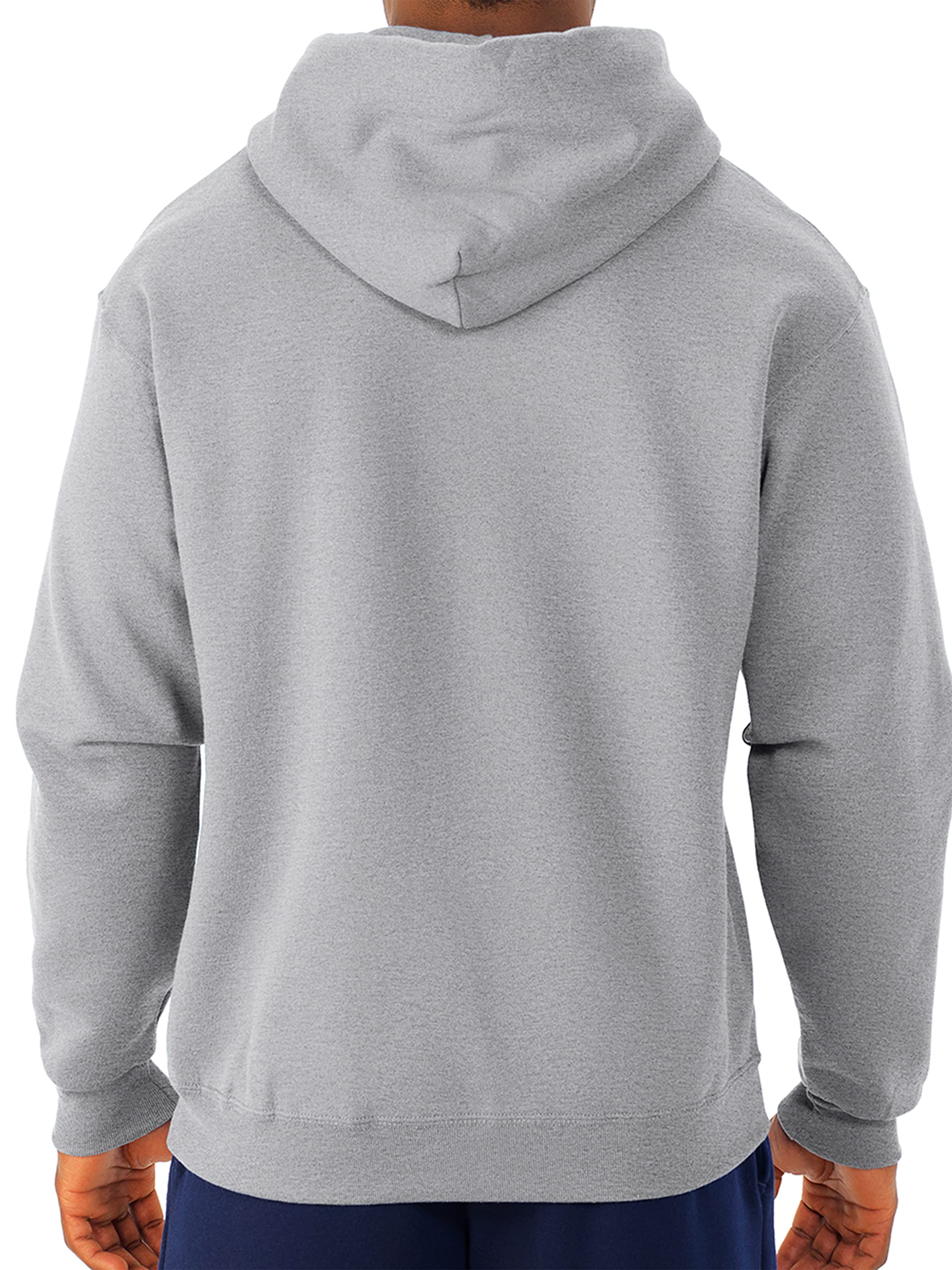 Jerzees --Men's NuBlend Fleece Sweatshirts, Hoodie-Heather Grey, Large