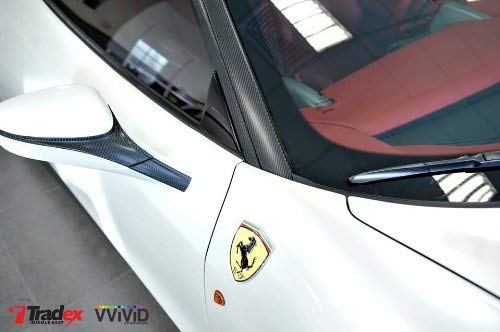 VViViD Black True R Carbon Fiber Vinyl Wrap Roll with Air Release Technology (1 Foot by 5 Foot)