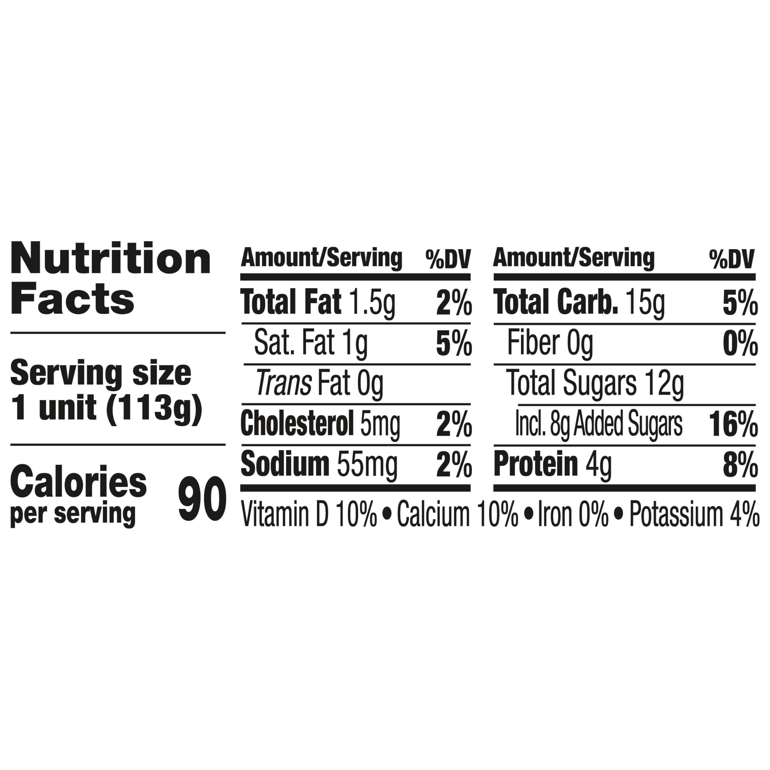 Activia Probiotic Lowfat Yogurt, Peach, Non-GMO Project Verified, 4 Oz, Pack of 4
