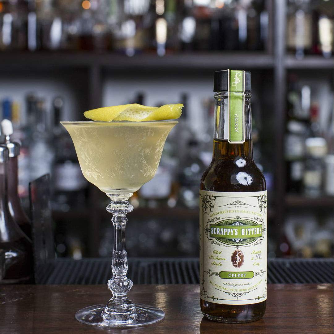 Scrappy's Bitters - Celery, 5 oz - Organic Ingredients, Finest Herbs & Zests, No Extracts, Artificial Flavors, Chemicals or Dyes. Made in the USA!
